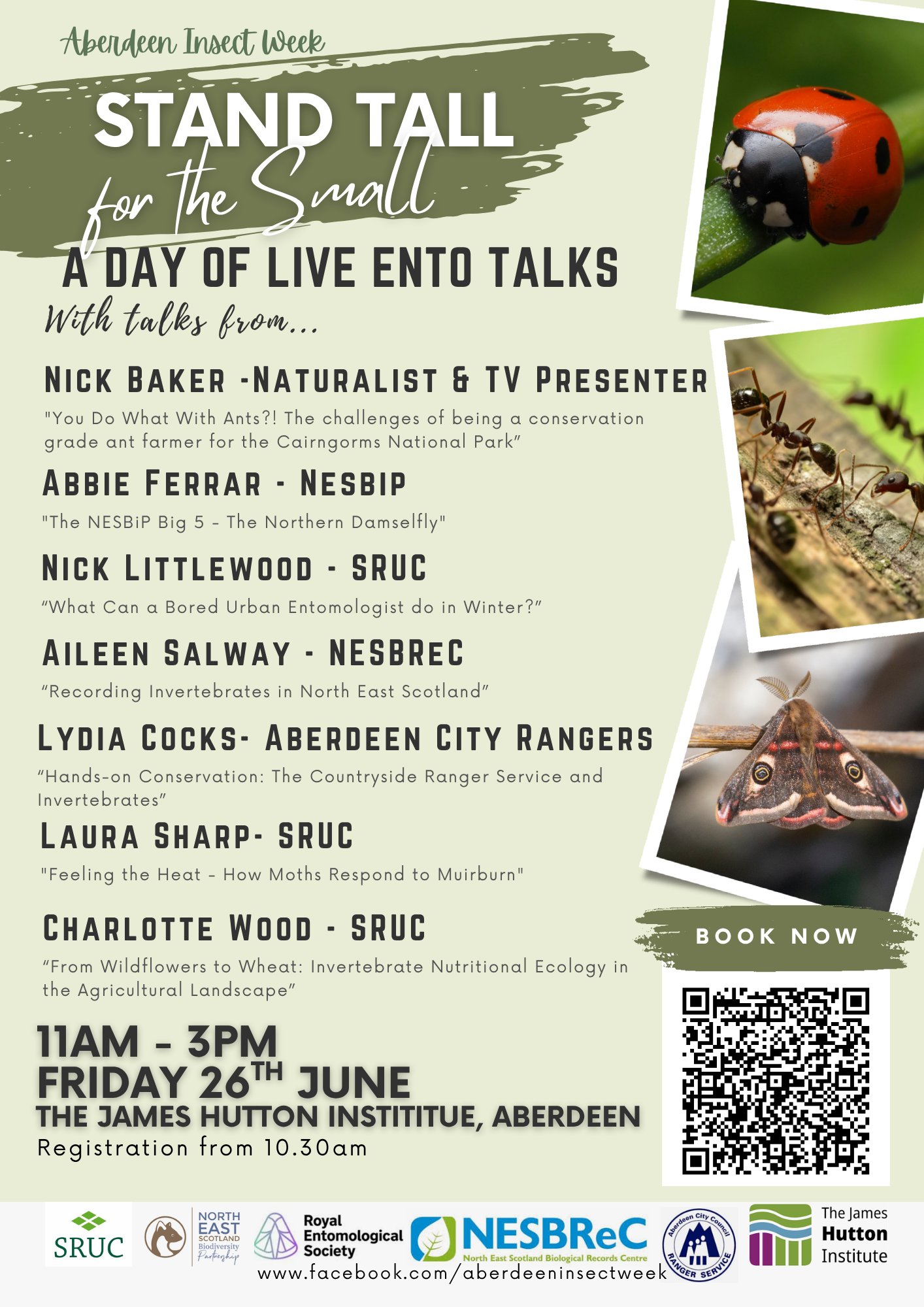 Aberdeen Insect Week - Stand Tall for the Small, a day of live ento ...